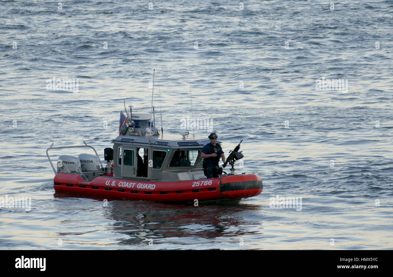 New York, United States. September 22nd 2016 - US Coast Guard on East ...