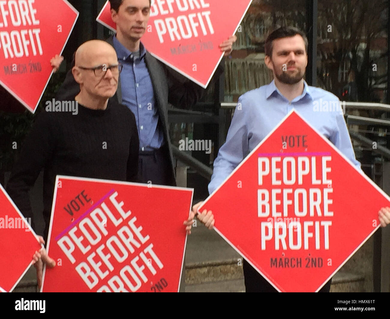 People Before Profit (PBP) candidates Eamonn McCann (left) and Gerry ...