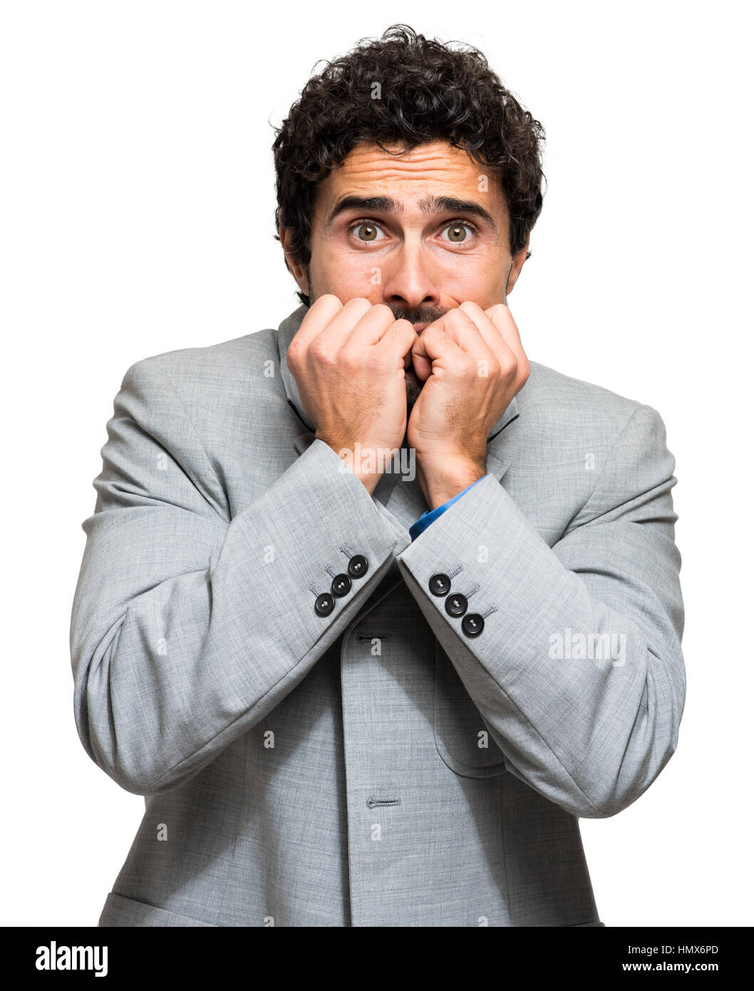Shocked businessman portrait Stock Photo - Alamy