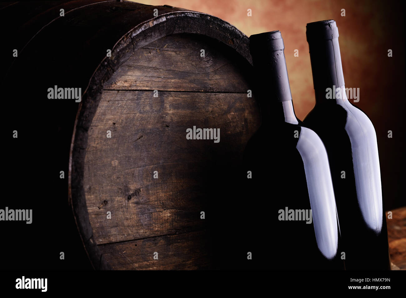 italian wine barrel for aging process Stock Photo - Alamy