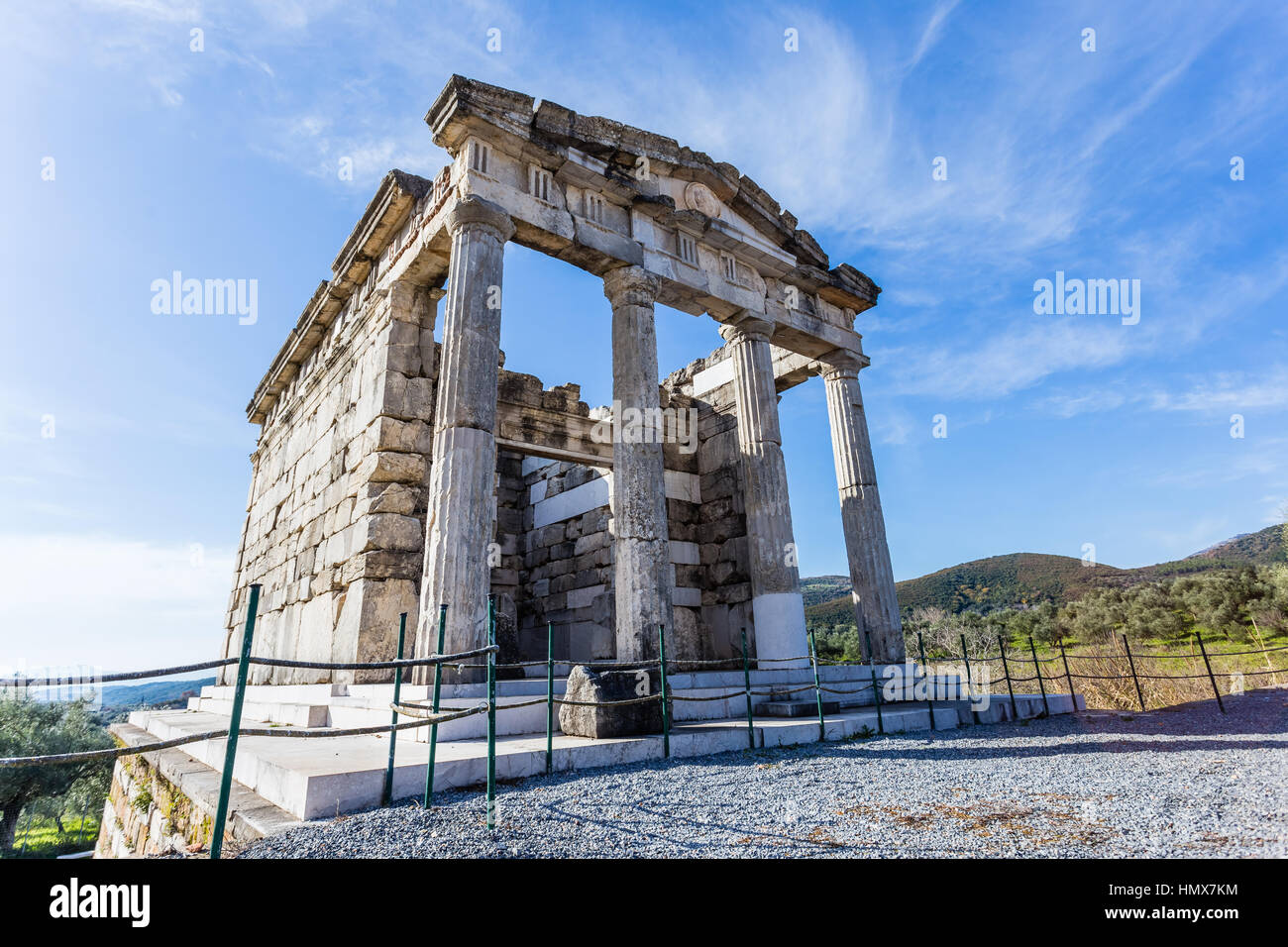 ruins of Mausoleum in ancient Messina, Greece Stock Photo - Alamy