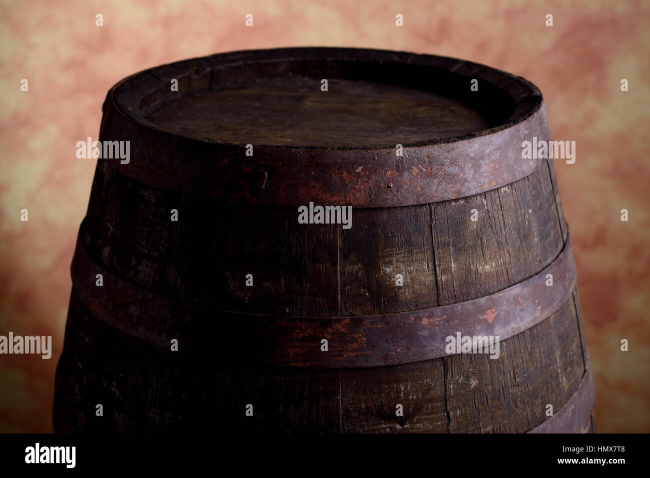 italian wine barrel for aging process Stock Photo - Alamy