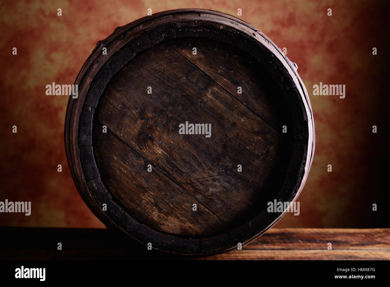 italian wine barrel for aging process Stock Photo - Alamy