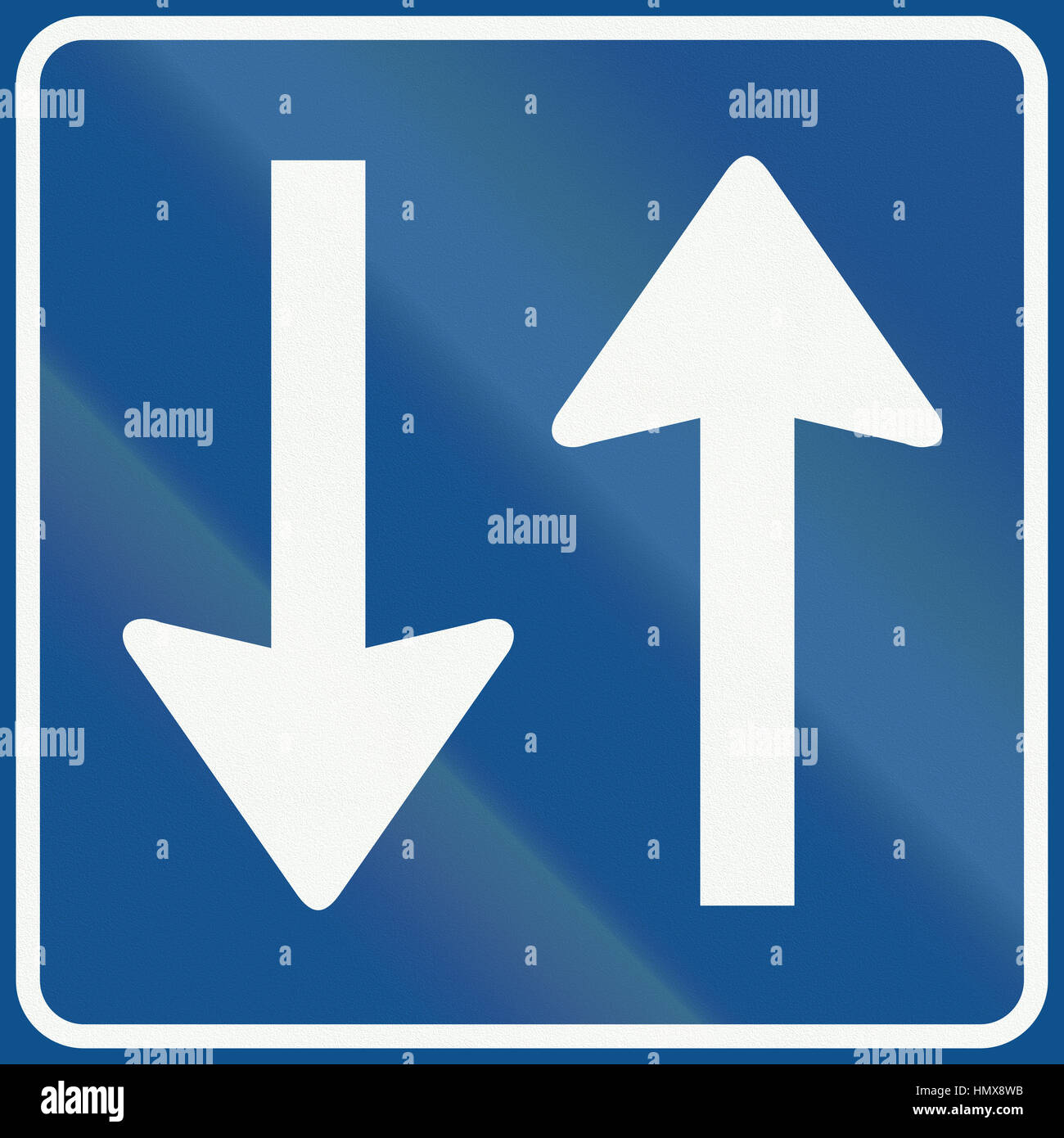 Netherlands road sign C5 - Access permitted Stock Photo - Alamy