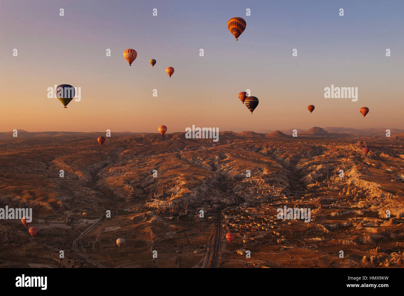 Turkey. Cappadocia. Balloons over Cappadocia Stock Photo - Alamy