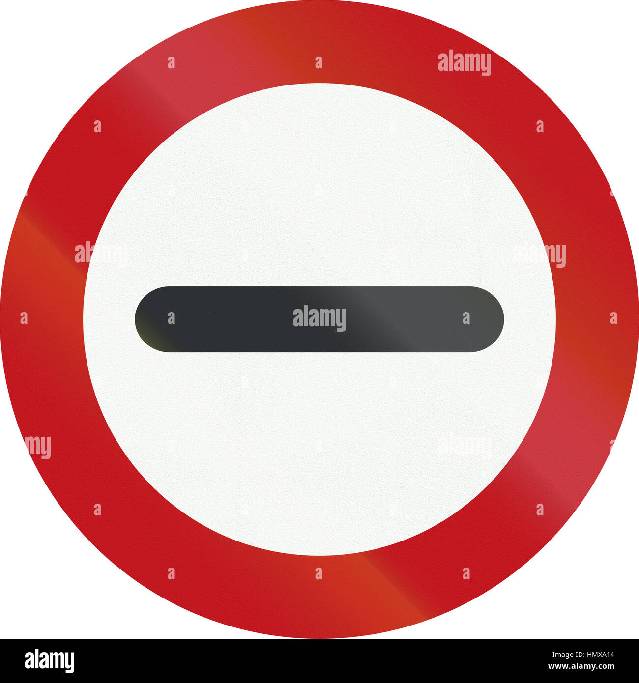 An official Dutch prohibition sign - Stop Stock Photo - Alamy