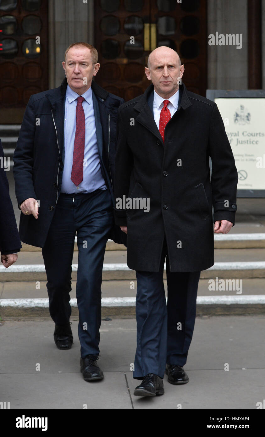 (left to right) Labour MPs Sir Kevin Barron, MP for Rother Valley and ...