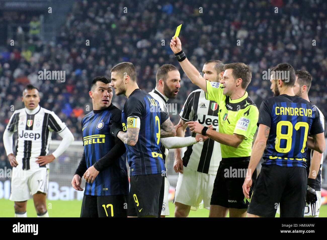 Turin, Italy. 05th Feb, 2017. Juventus Stadium, Turin, Italy, 06/02 ...