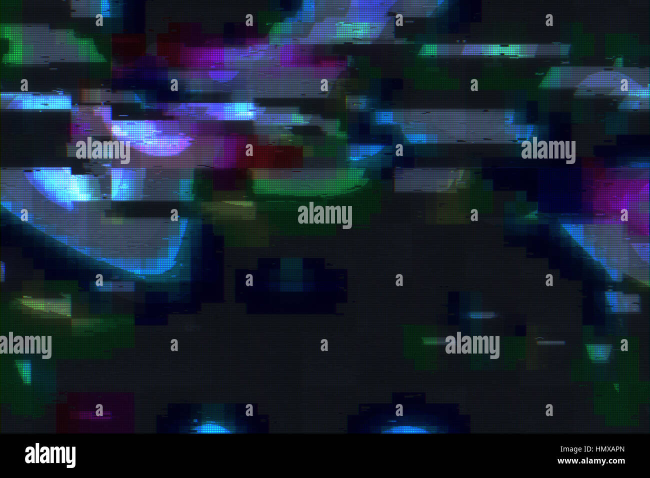 Glitch Old TV Background Element in Motion. Nice 3D Rendering Stock ...