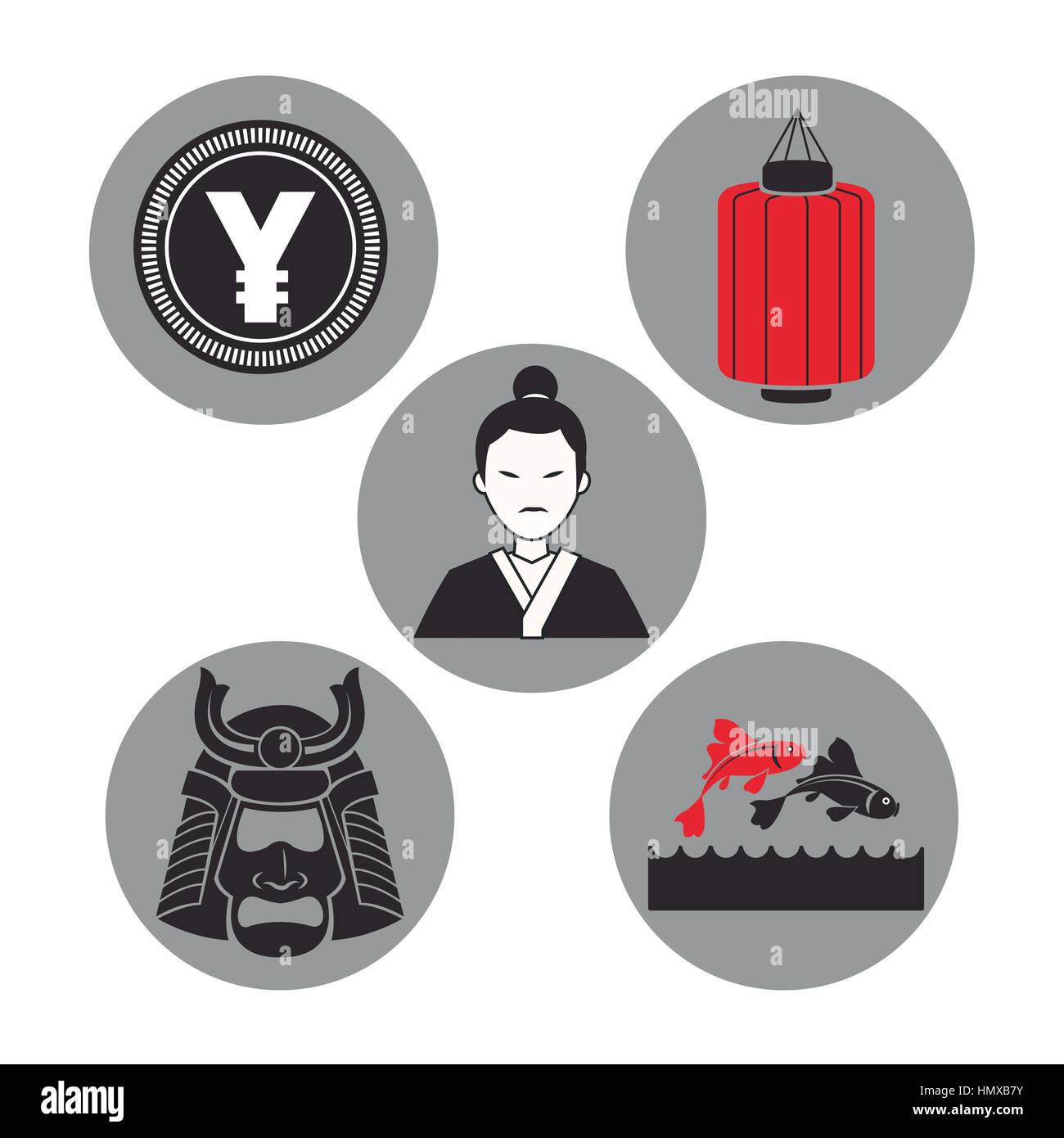 set japan symbol decoration Stock Vector Image & Art - Alamy