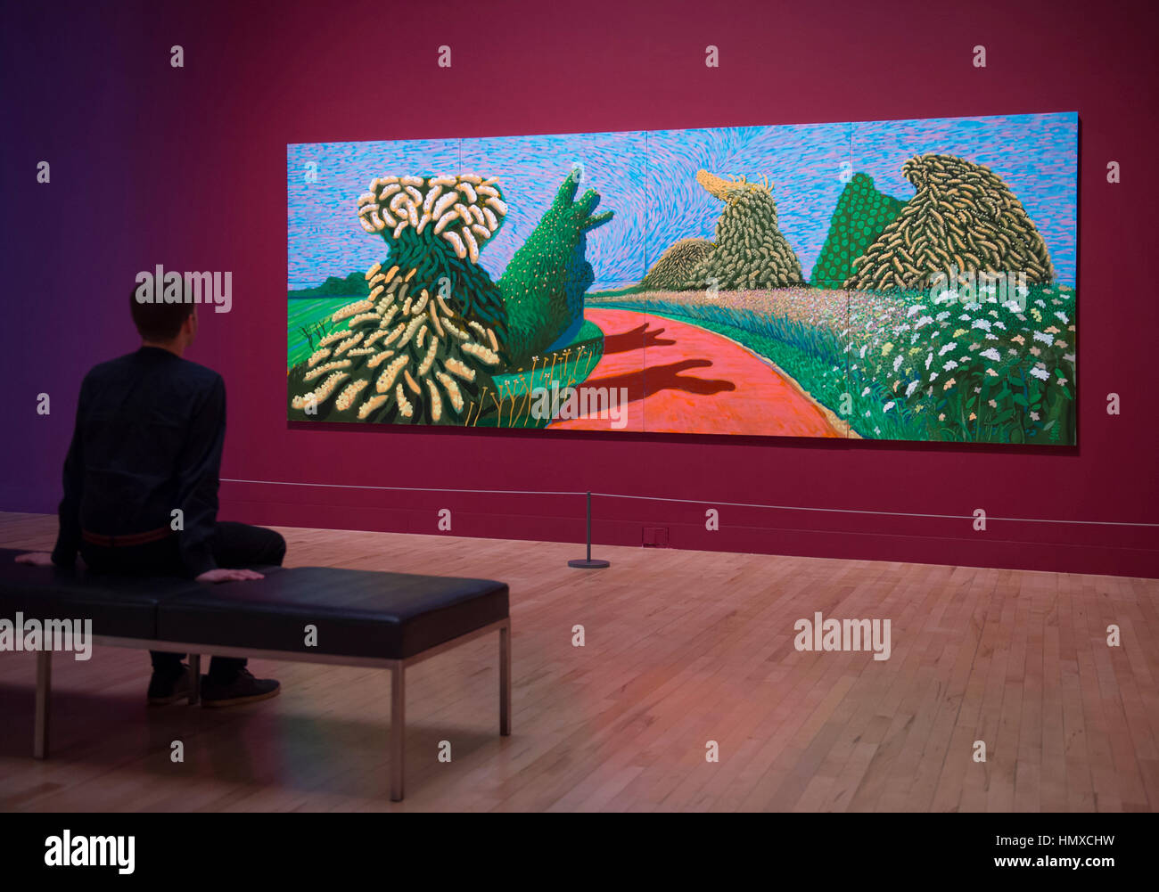 Hockney tate britain hi-res stock photography and images - Alamy