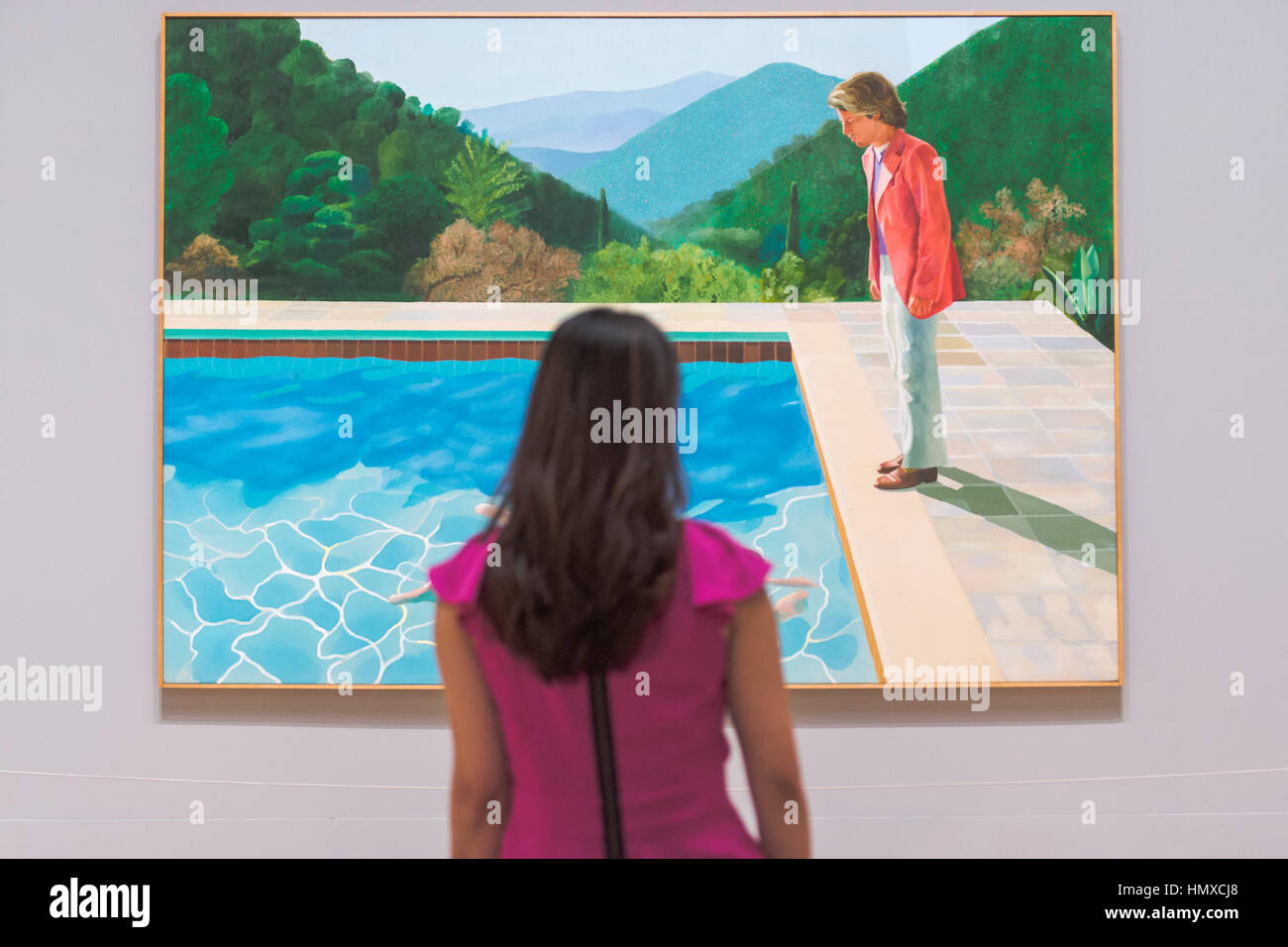 David hockney new exhibition painting hi-res stock photography and ...
