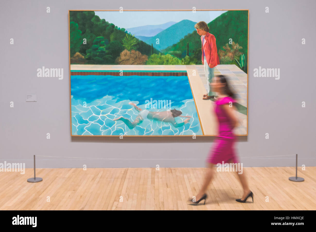 Tate Britain, London, UK. 6th Feb, 2017. Portrait of an Artist (Pool ...