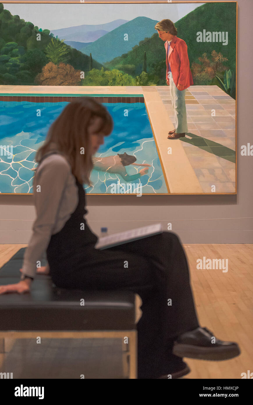 Tate Britain, London, UK. 6th Feb, 2017. Portrait of an Artist (Pool ...