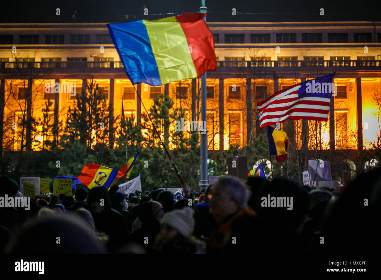 Many romanian flags hi-res stock photography and images - Alamy