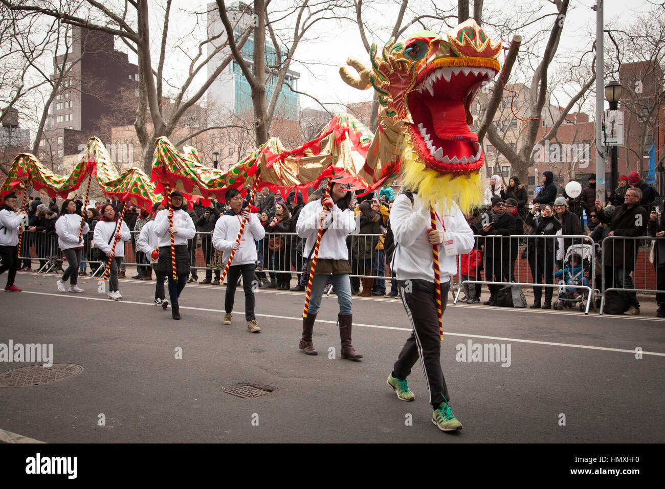 Performers dance through street hi-res stock photography and images - Alamy