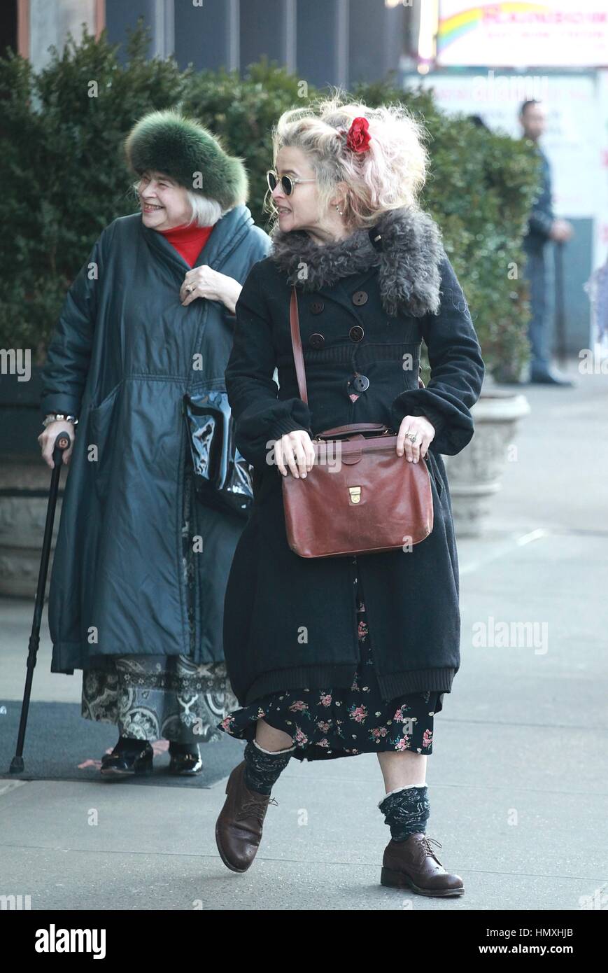 New York, NY, USA. 6th Feb, 2017. Helena Bonham Carter and Elena ...