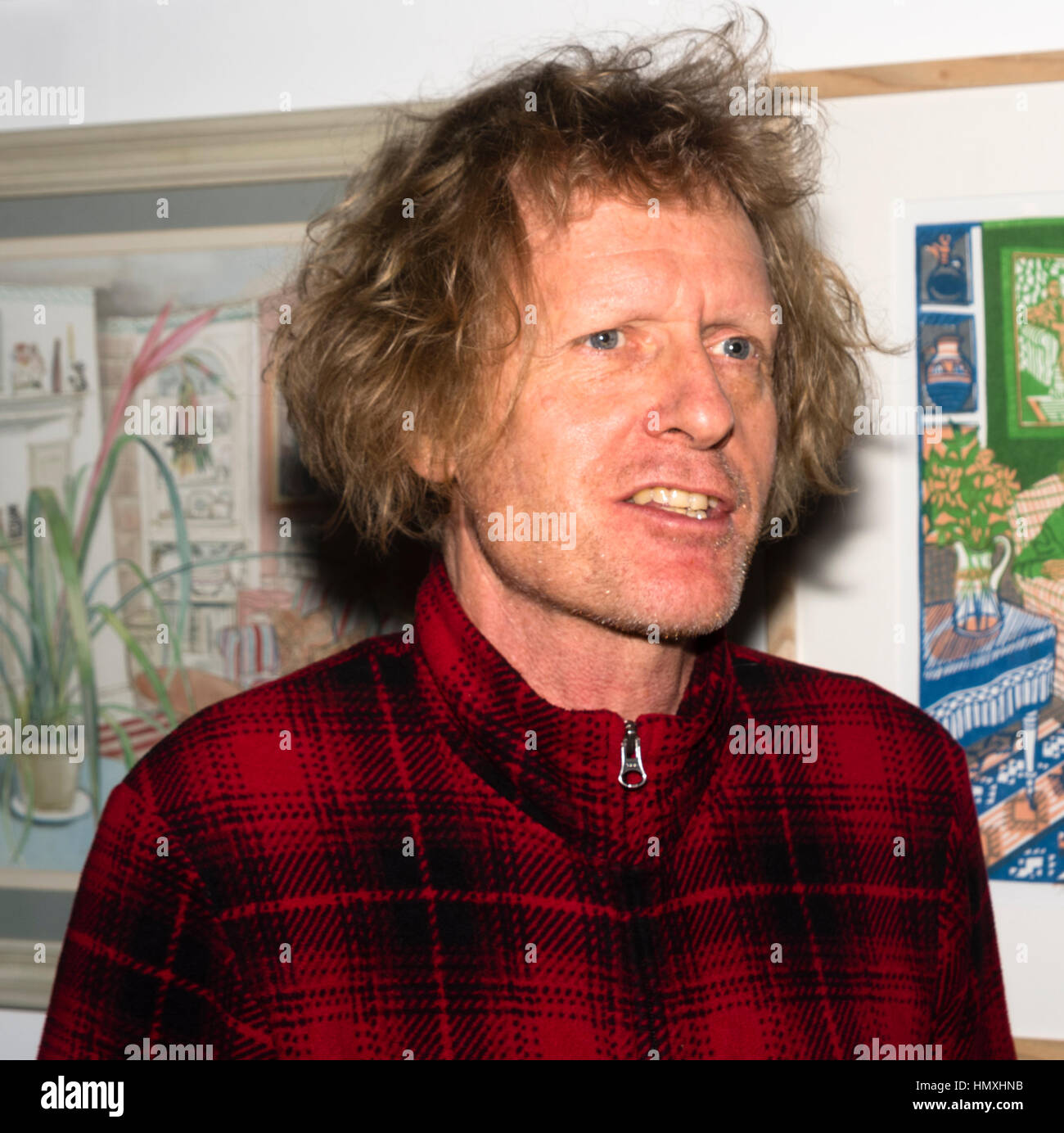 Mr Grayson Perry the potter at Braintree Museum for the launch of Mrs ...
