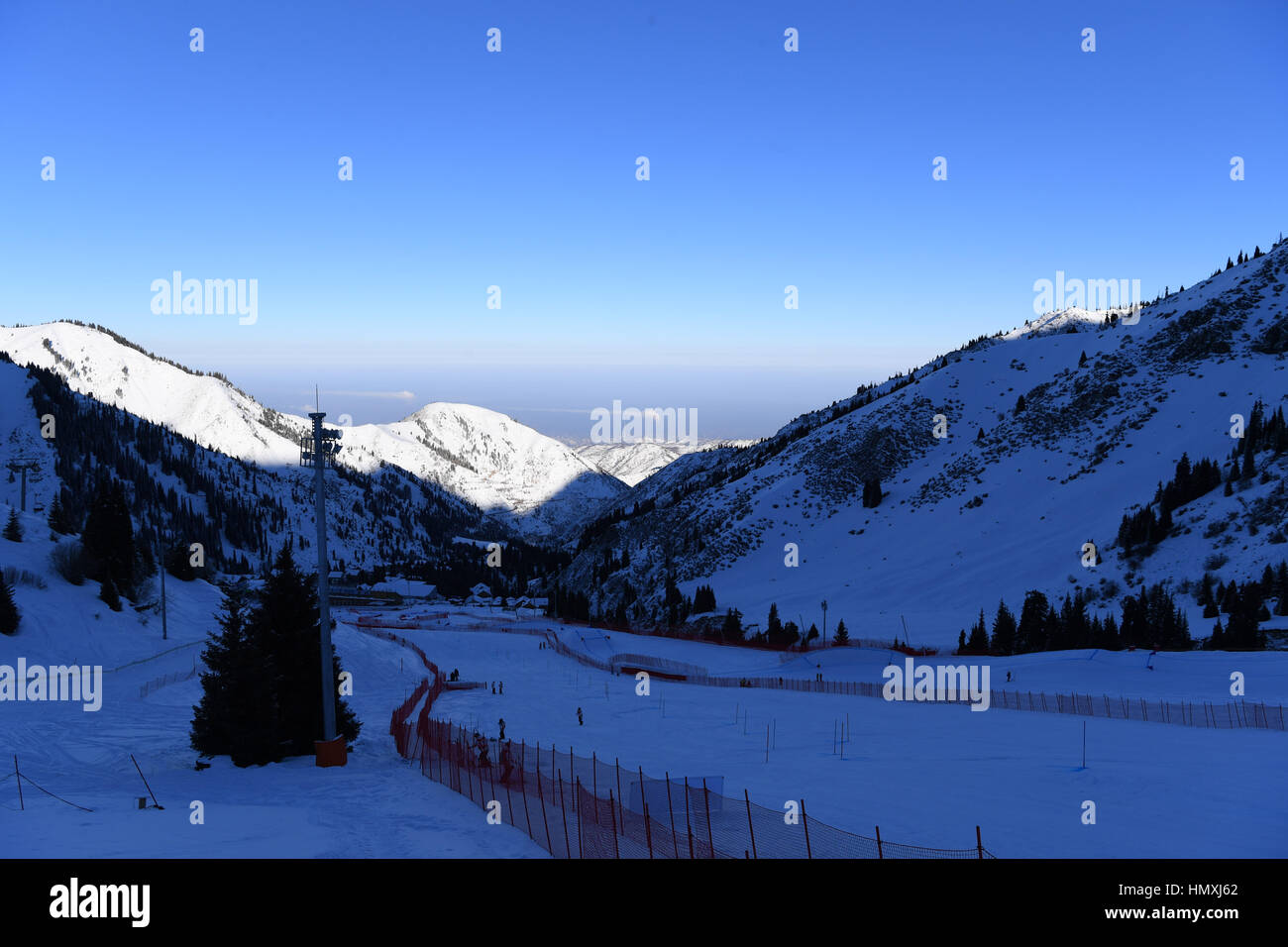 Shymbulak Ski Resort, Almaty, Kazakhstan. 6th Feb, 2017. General view ...