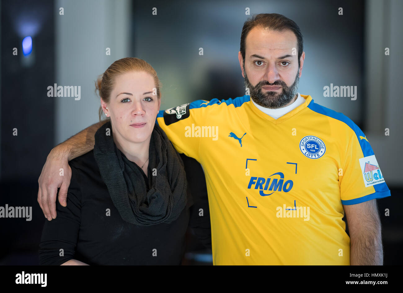 Lotte, Germany. 26th Jan, 2017. Hakki Hamidanoglu, owner of the ...