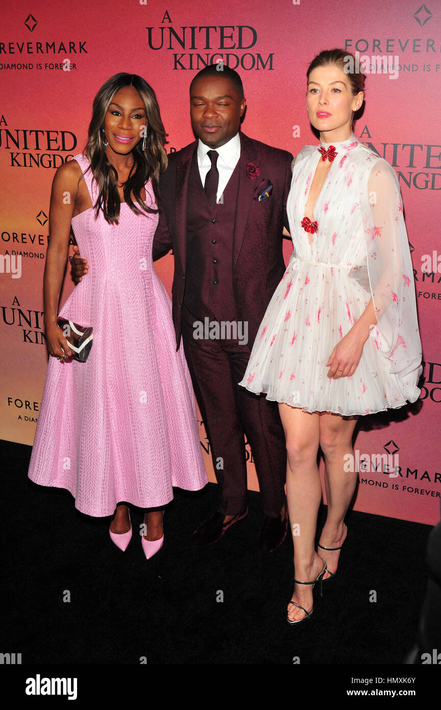 New York, USA. 6th February, 2017. Amma Asante, David Oyelowo and ...