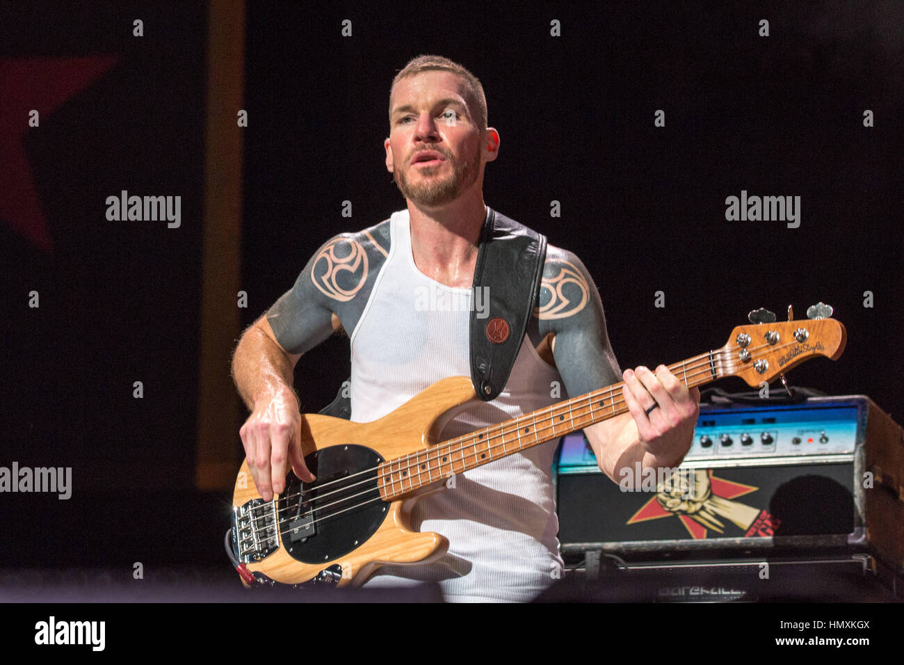 Tim commerford rage against machine hi-res stock photography and images ...