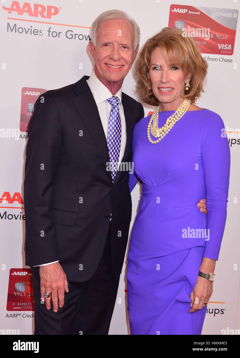 Los Angeles, USA. 06th Feb, 2017. Sully Sullenberger, Lorrie arriving ...