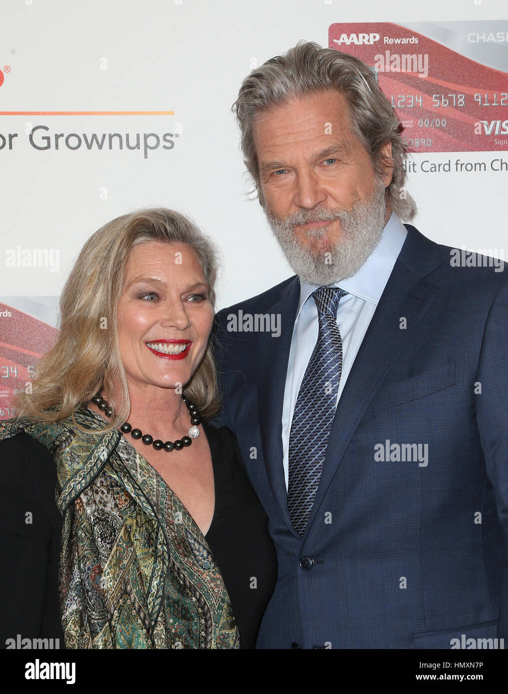 Beverly Hills, USA. 06th Feb, 2017. Susan Geston, Jeff Bridges, at 16th ...