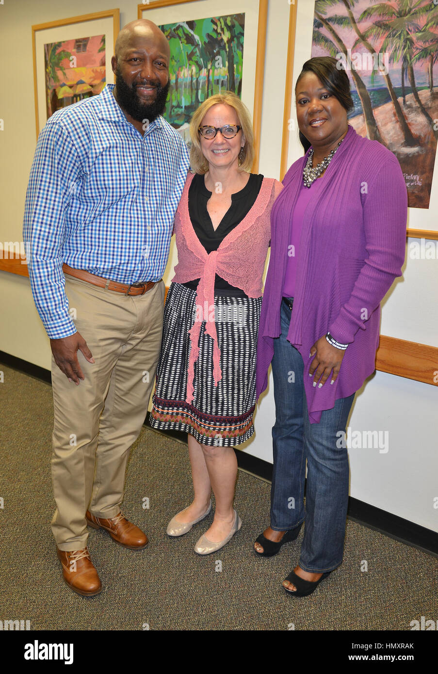 Miami, FL, USA. 06th Feb, 2017. Tracy Martin, Eileen Higgins and ...