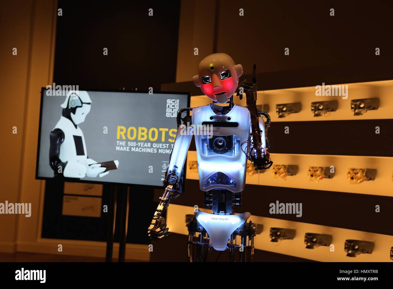 robots at science museum Stock Photo - Alamy
