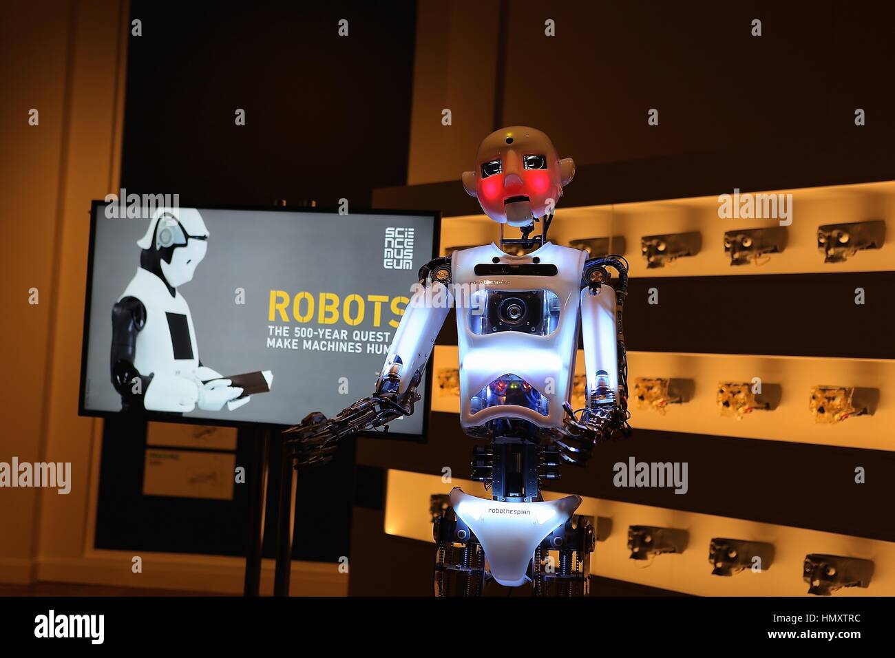 robots at science museum Stock Photo - Alamy