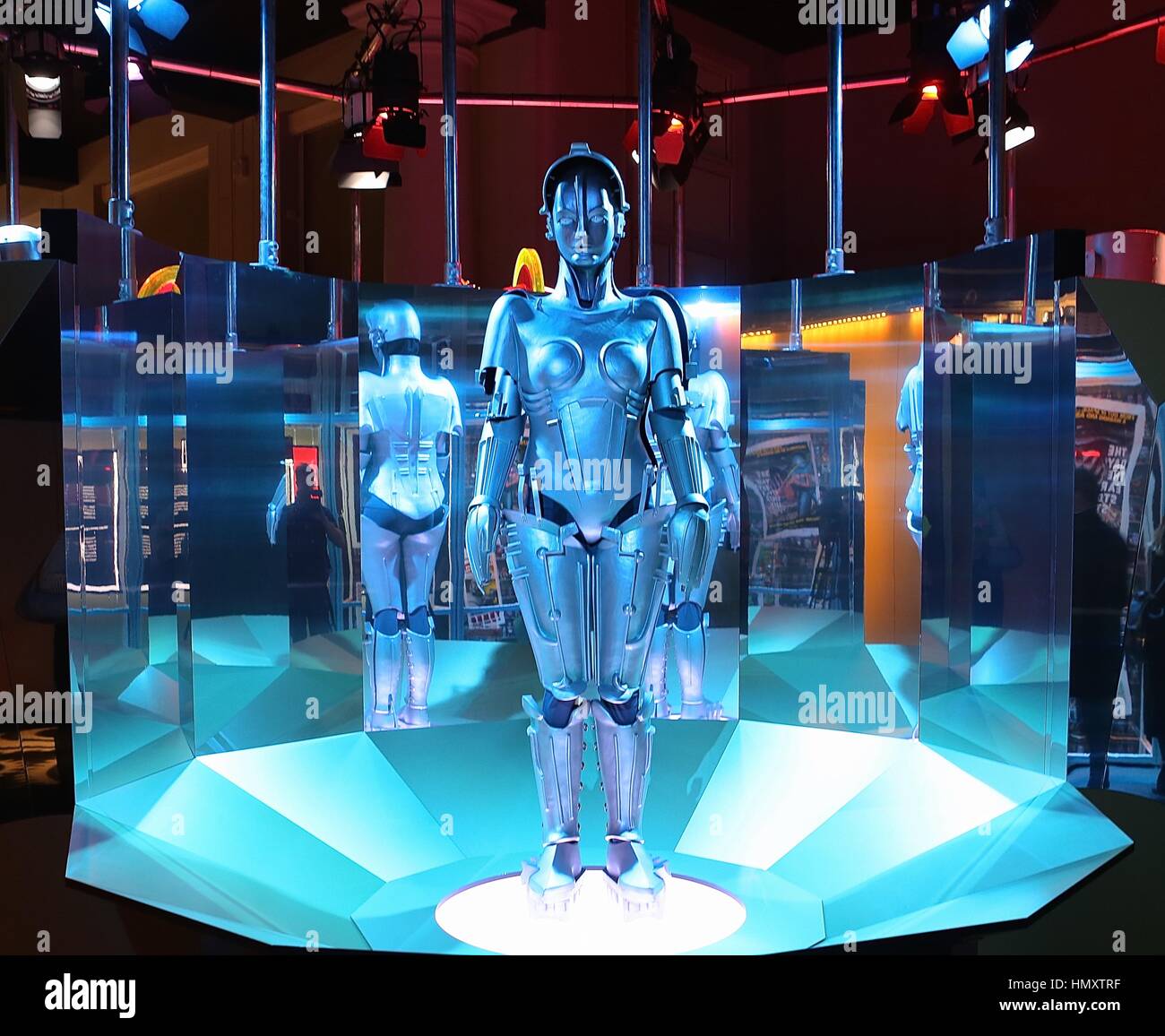 robots at science museum Stock Photo - Alamy