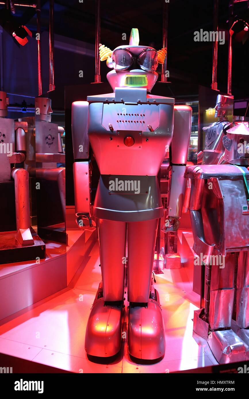 robots at science museum Stock Photo - Alamy