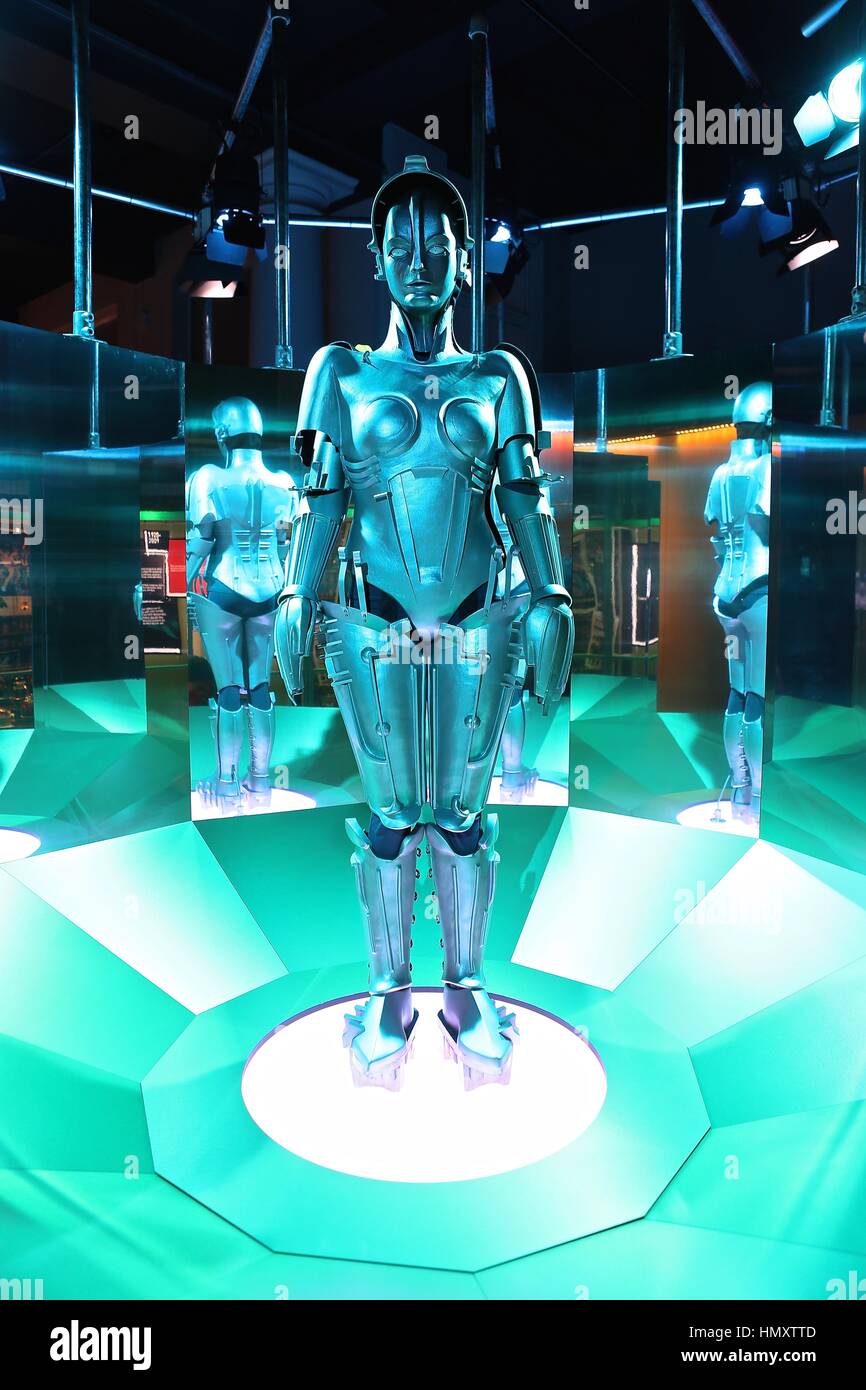 robots at science museum Stock Photo - Alamy