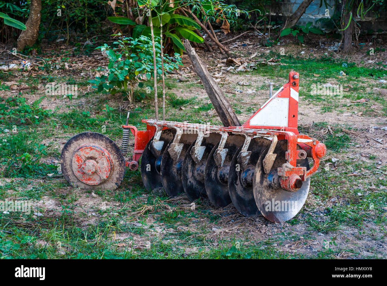 Disc harrow and old harrow hi-res stock photography and images - Alamy