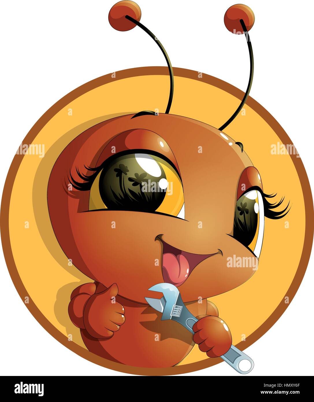 handsome hard worker ant Stock Vector Image & Art - Alamy