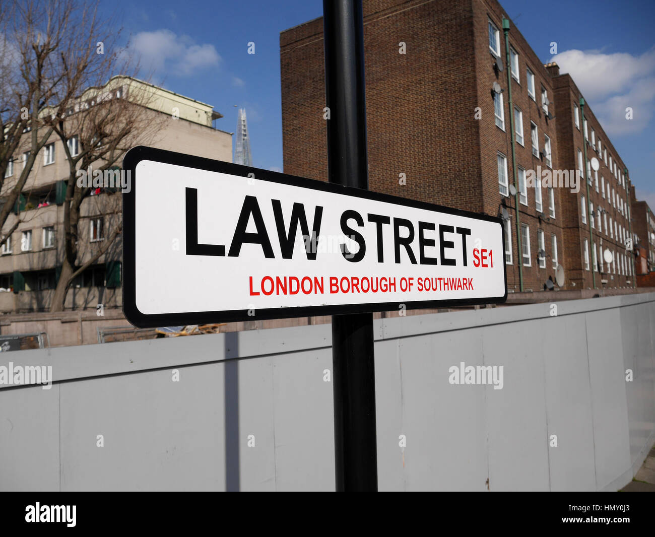 Its the law sign hi-res stock photography and images - Alamy