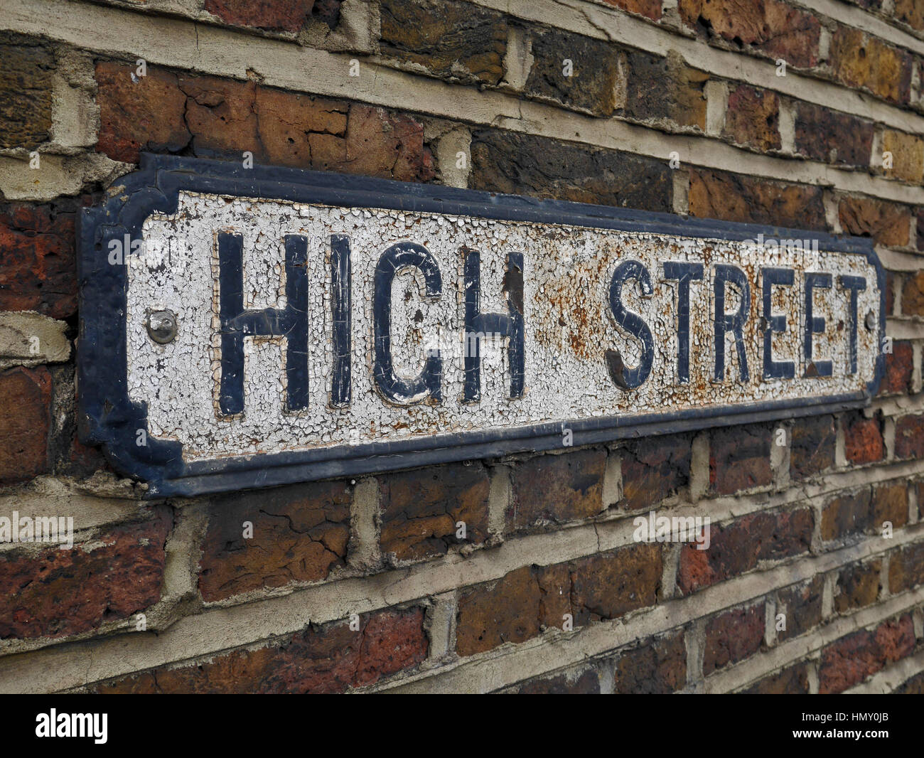 Old High Street sign, London Stock Photo - Alamy