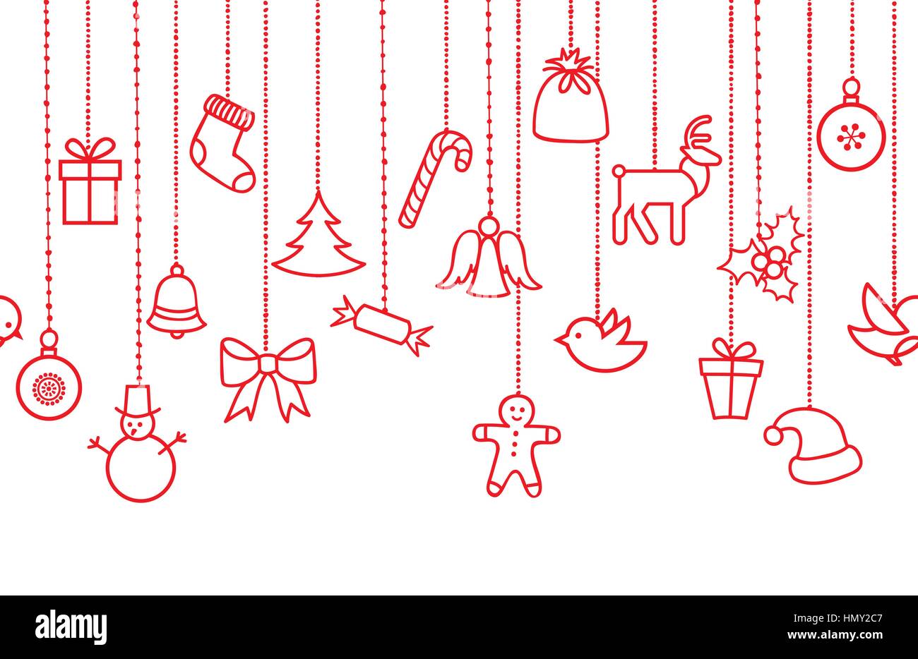 Christmas gingerbread heart retro Stock Vector Images - Alamy