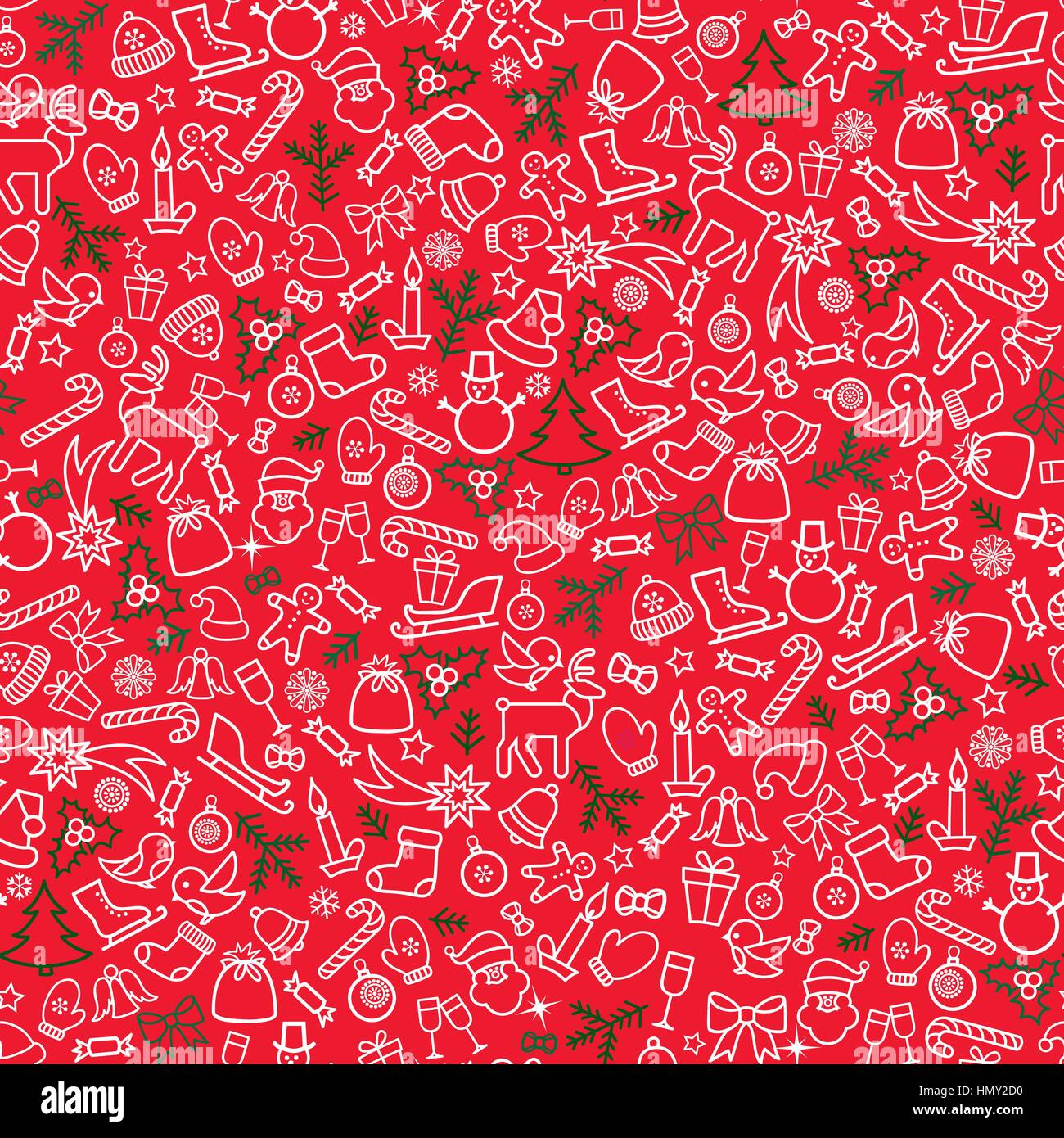 Christmas pattern. Happy Winter Holiday tile background. Christmas ...