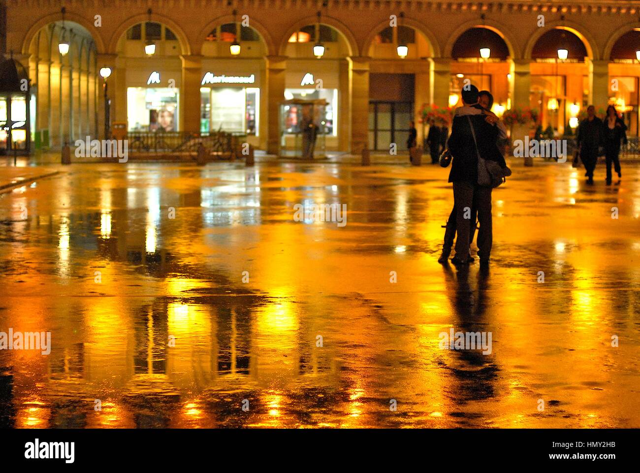 Paris. France., Rainy night Stock Photo - Alamy