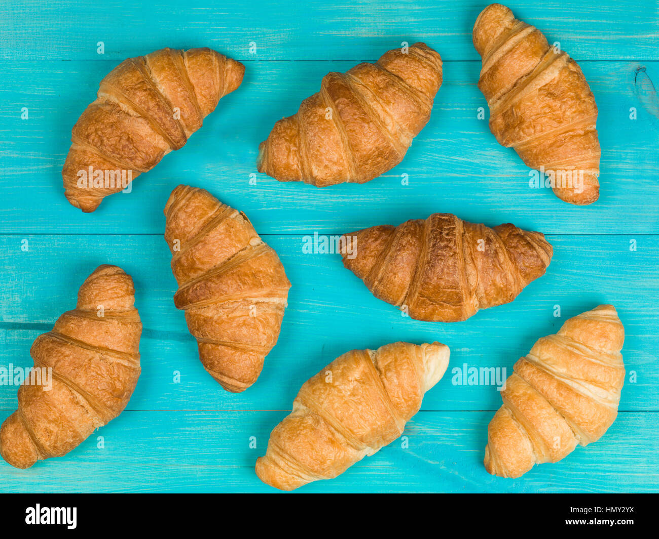 Freshly Baked Selection Of Golden Brown French Style Breakfast ...