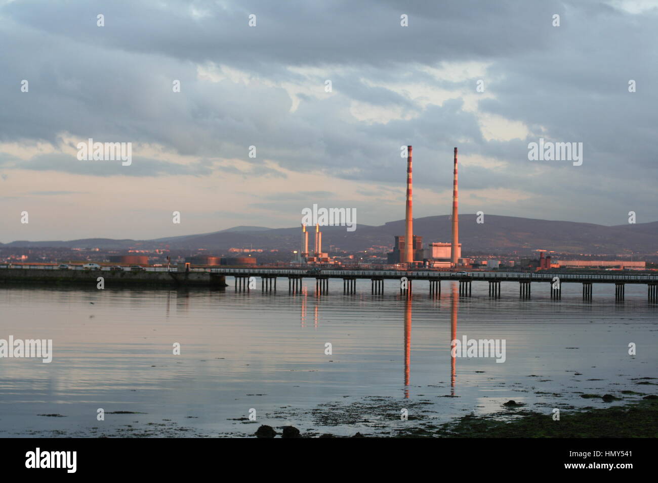 Wooden Bridge, Bull Wall, Dollymount Clontarf Dublin concept, landmark ...