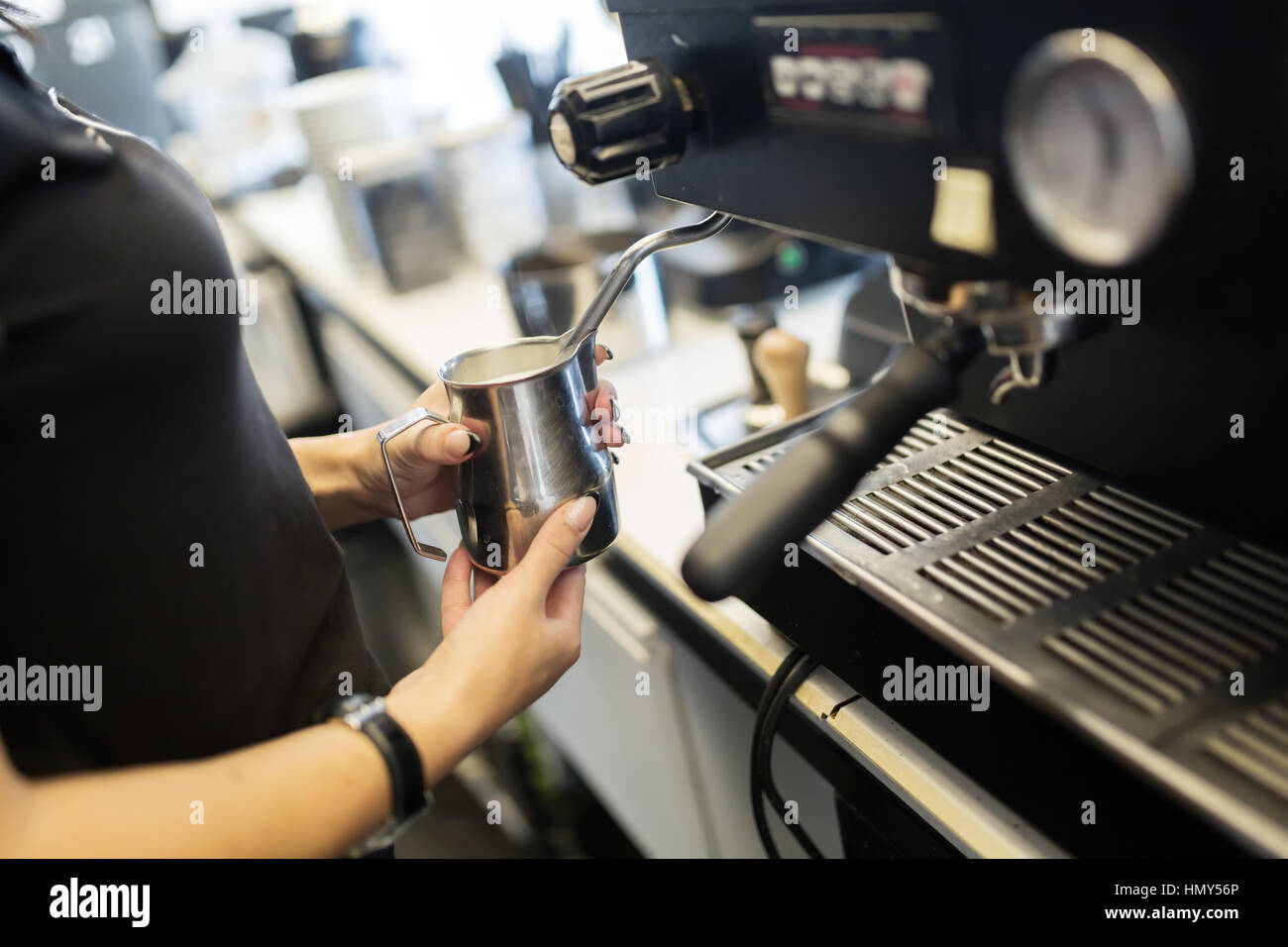 Professional italian espresso machine hi-res stock photography and images - Alamy