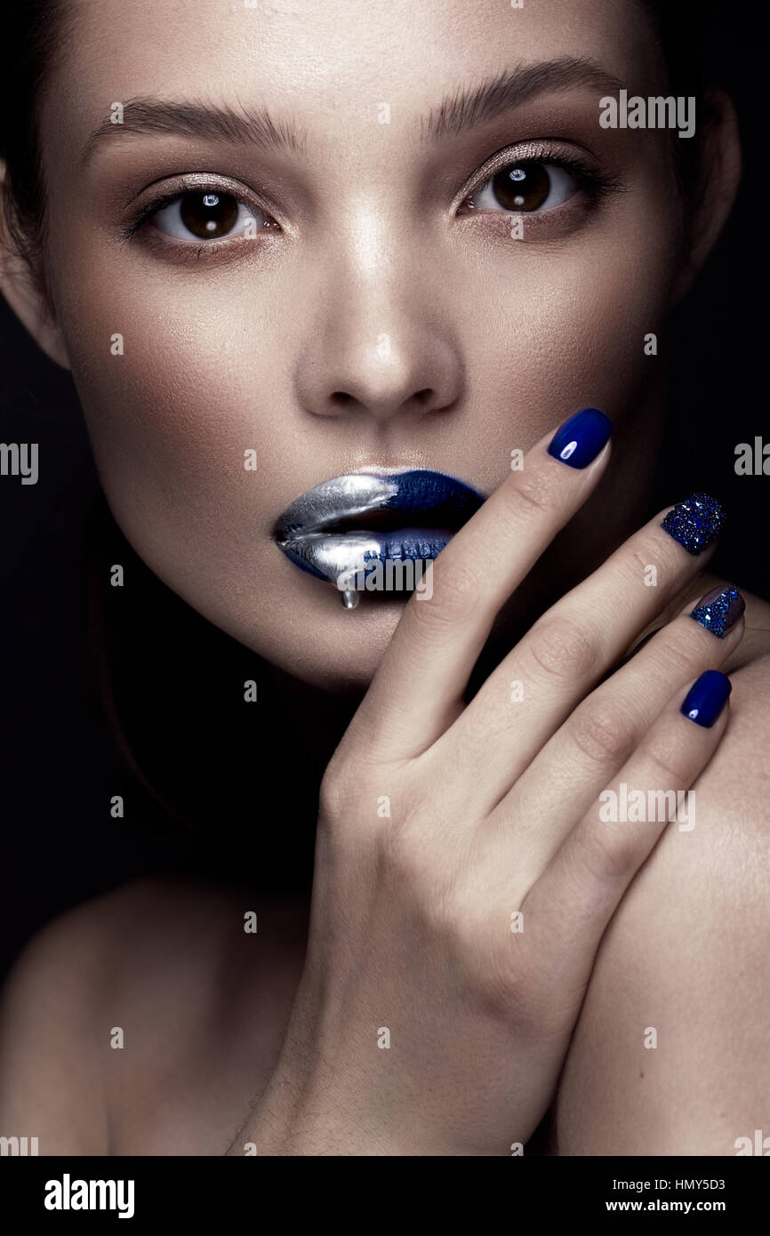 Beautiful black female hands manicured hi-res stock photography and ...