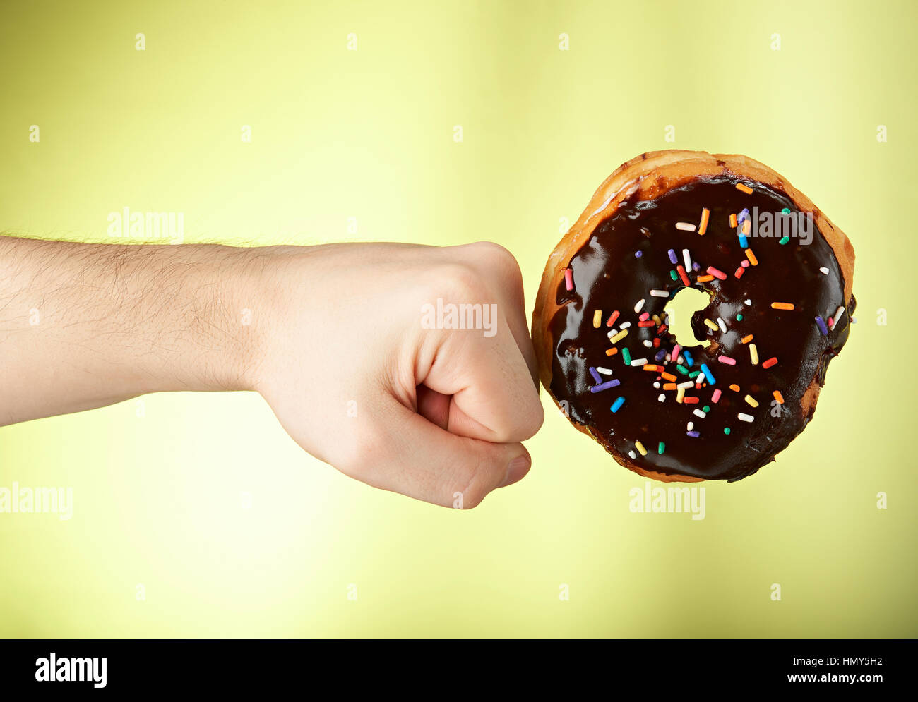 Hand hitting hi-res stock photography and images - Alamy