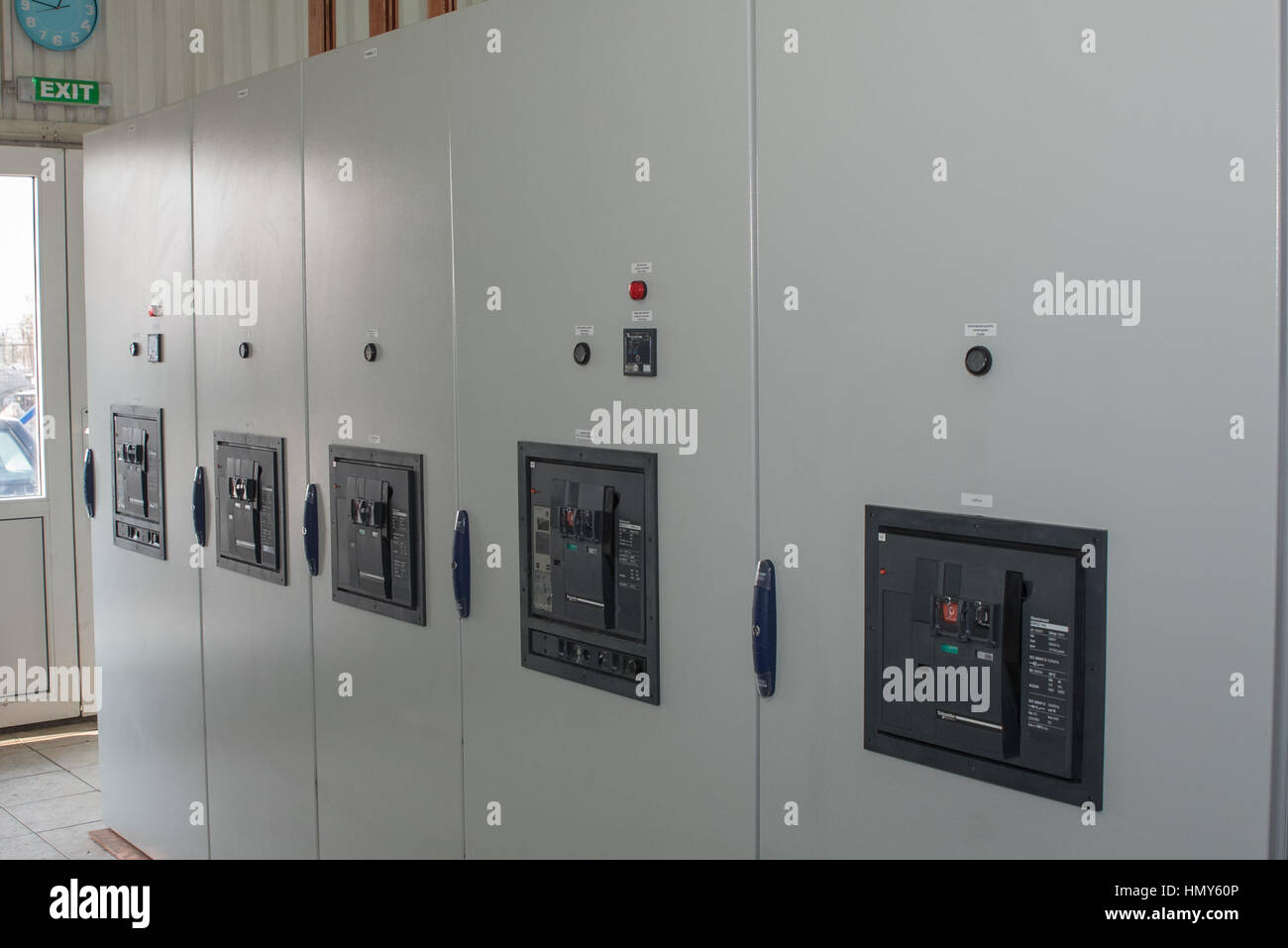 High power electrical board with copper bars Stock Photo - Alamy