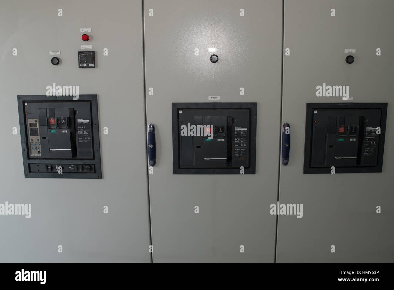 High power electrical board with copper bars Stock Photo - Alamy