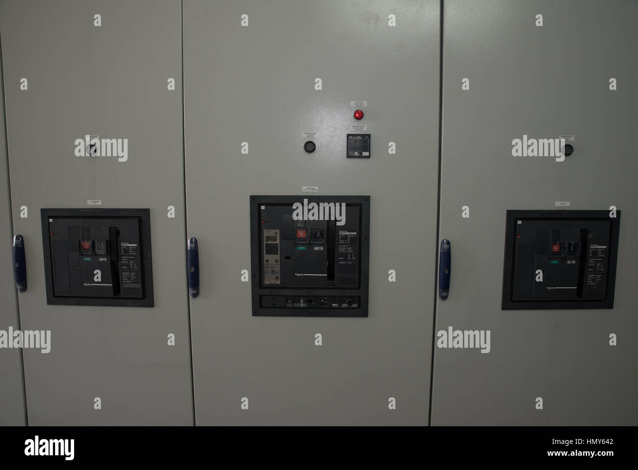 High power electrical board with copper bars Stock Photo - Alamy