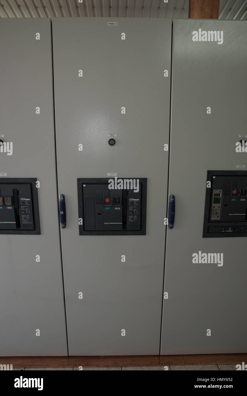 High power electrical board with copper bars Stock Photo - Alamy